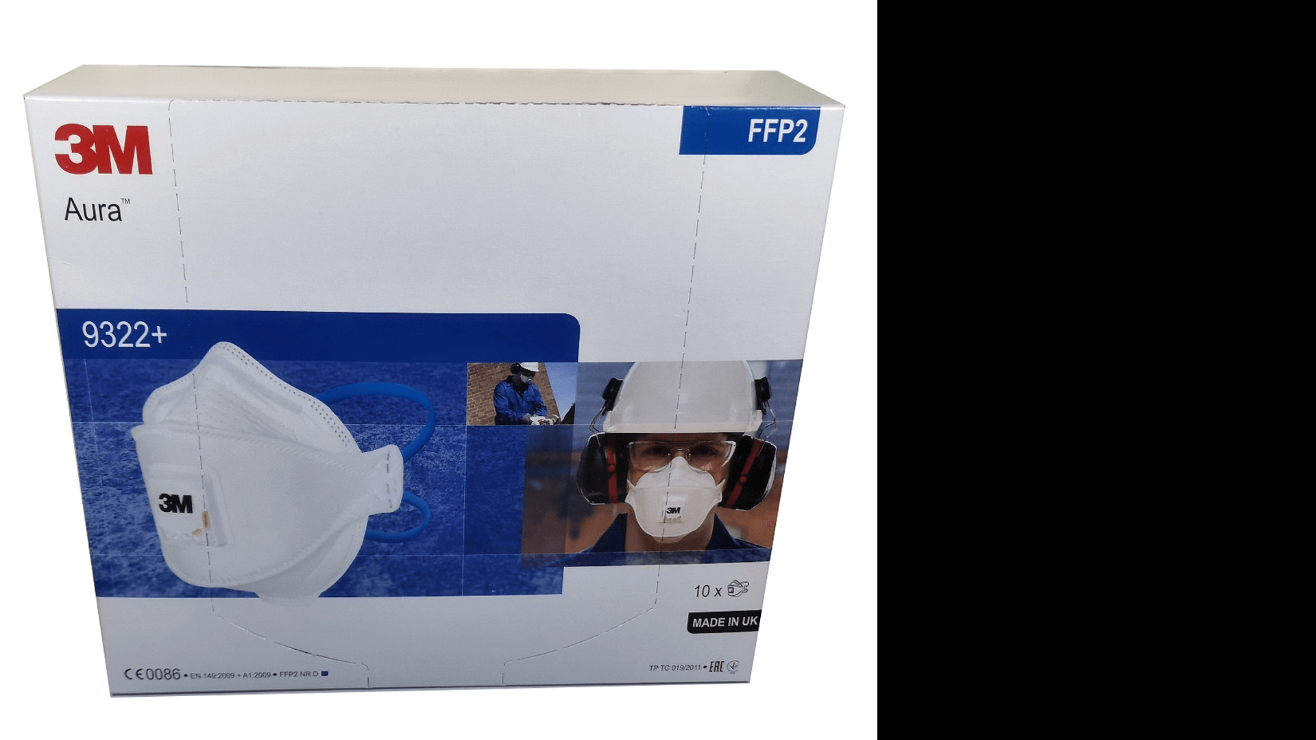 MASCARILLAS 3M AURA 9322 - FFP2 (10 uds.) | Insvet | Instrumental ...